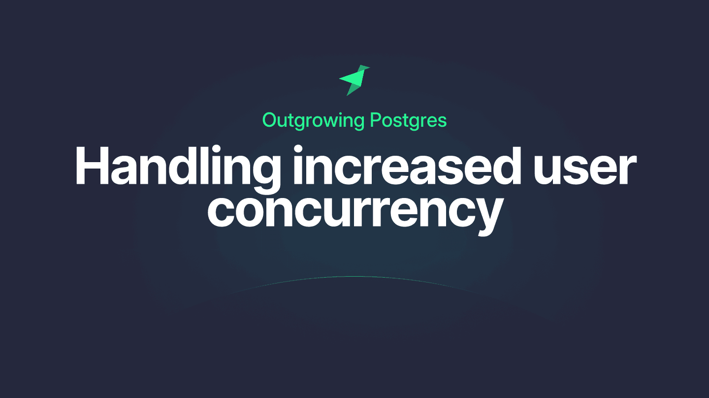 Outgrowing Postgres: Handling growing data volumes