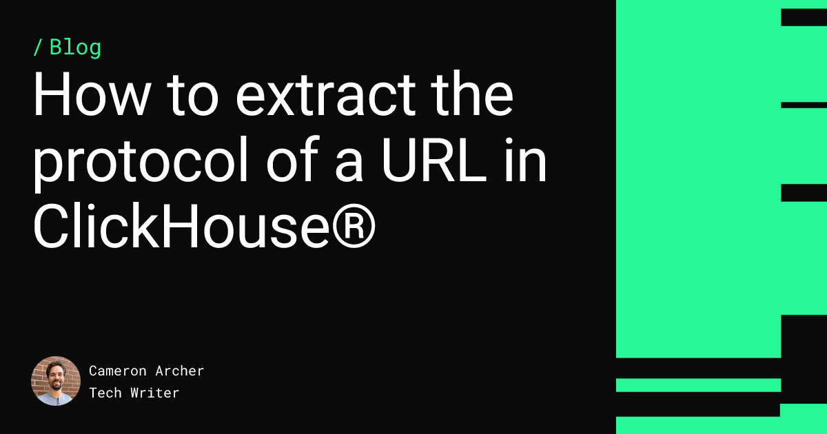 How to extract the protocol of a URL in ClickHouse