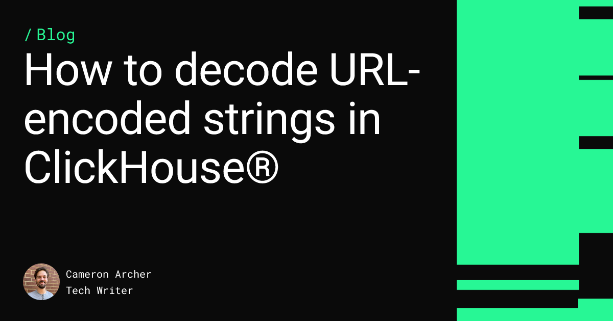 How to decode URL-encoded strings in ClickHouse