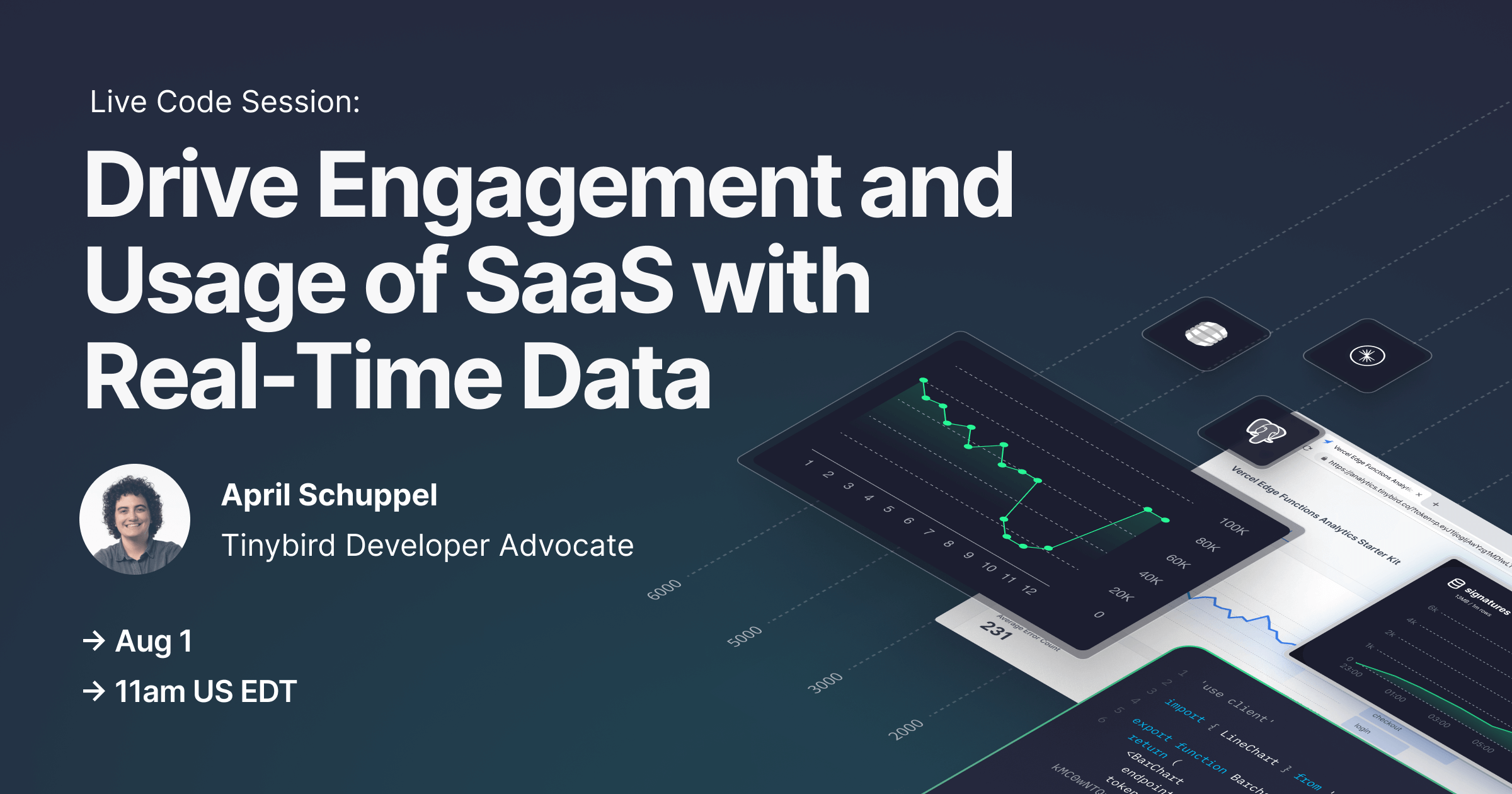 Drive Saas Engagement And Usage With Real Time Data · Tinybird 6985